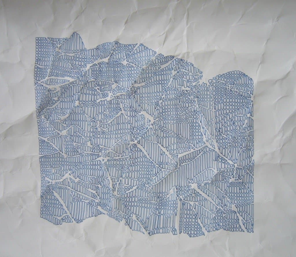 Crumple Drawings – Amanda Schoppel